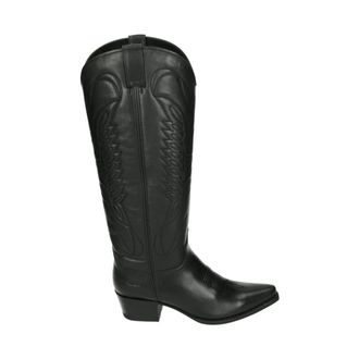 Sendra Western Schwarzer Lederstiefel - - Shoes - Damen - Schwarzk - 41 EU