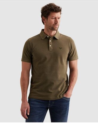 PME Legend Poloshirt mit Logo-Stickerei
