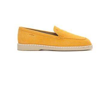 Hogan Wildleder Loafer mit Memory Foam Innensohle - - Shoes - Damen - Gelb - 40 EU