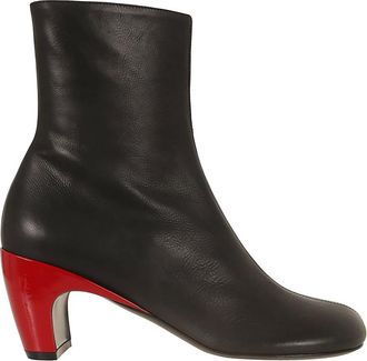 Dries Van Noten Femme, Chaussures, Noir, Taille: 35 EU 65 Bottines en cuir