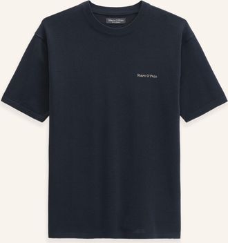 Marc O'Polo Marc Opolo Kurzarm-Pullover blau