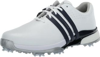 adidas Chaussures de golf Tour360 24 Boost pour homme, Ftwrwhite/Collenavy/Silvermet, 12.5 Wide