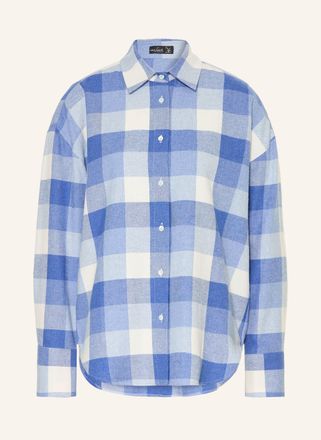 van Laack Van Laack Hemdbluse Vl-Besna-Svkn Aus Flanell blau