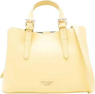 Twinset Femme, Sacs, Jaune, Taille: ONE Size Sac fourre-tout avec boucles