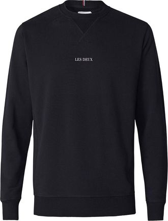 Les Deux Robustes Sweatshirt mit kleinem Logo-Print in