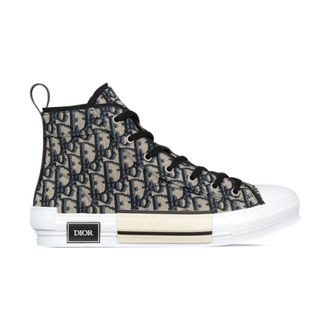 Dior Homme, Chaussures, Noir, Taille: 44 EU League High-Top Baskets Beige Noir