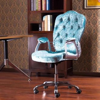 Generic Hochlehner-Schreibtischstuhl,Chefsessel,Komfortabler Computerstuhl,Ergonomischer Stuhl,Drehbarer B&uuml;rostuhl Armlehnen,Lendenwirbelst&uuml;tze,Rollen(Farbe: 