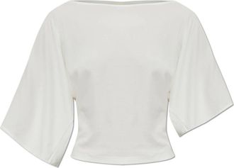 Misbhv Misbhv, Femme, Tops, Blanc, Taille: 42 FR Top avec manches fendues