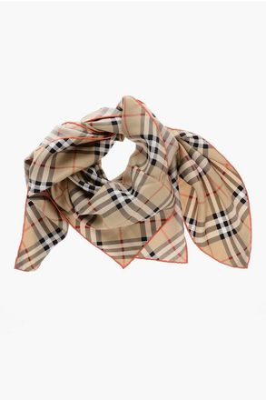 Burberry Iconic Check Silk Foulard size Unica