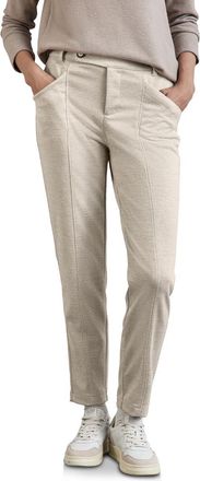 Street One Damen A378195 Hose Im Casual Fit, Lucid White, 36W / 30L EU