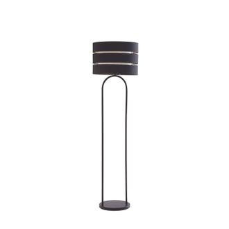 Lindby Stehlampe Tsomo (Skandinavisch) in Schwarz aus Textil (1 flammig, E27) - Stehleuchte Standleuchte Floor Lamp Wohnzimmerlampe Wohnzimmerleuchte