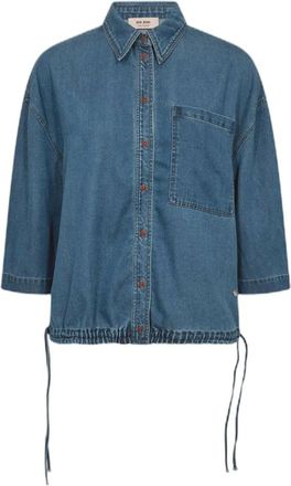 Mos Mosh MOS Mosh, Femme, Blouses et Chemises, Bleu, Taille: 40 FR Denim Shirt