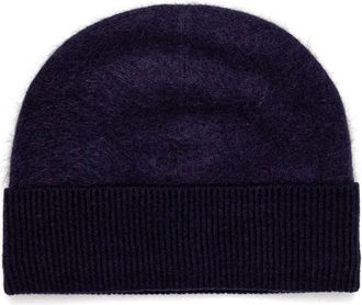 BOSS bonnet en cachemire - Violet