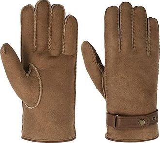 Stetson Gants Deerskin Lambswool Homme - en cuir pour avec doublure Hiver automne-hiver - 8 1/2 HS marron