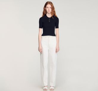 Sandro Polo en maille