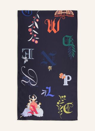 Barbieri you b'jou Seidenschal blau