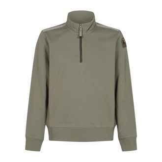 Parajumpers Broad Peak Half-Zip Sweatshirt - - Sweatshirts & Hoodies - Herren - Gr&uuml;n - L