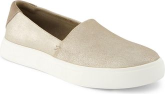 Toms Kameron Damen-Sneaker zum Reinschlüpfen, Champagner Metallic Suede Suede, 38 EU