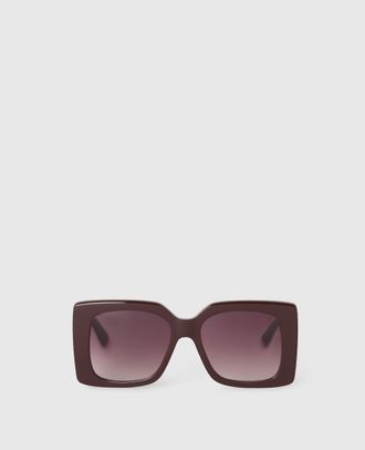Stella McCartney Oversized Square Gradient Sunglasses