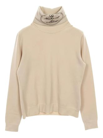 Chanel pull &agrave; col roul&eacute; - Tons neutres