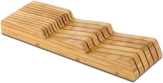 Arcos Messerblock - Messerblock schublade zu Messer bis 25 cm - Gemacht aus Bamboo 39 x 432 x 139 mm - Farbe Braun