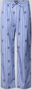 Ralph Lauren Relaxed Fit Pyjama-Hose aus reiner Baumwolle