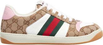 Gucci Low-Top Sneaker - Screener Sneaker - Gr. 37 (EU) - in Braun - f&uuml;r Damen