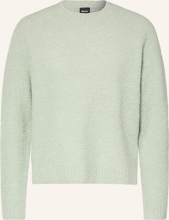 HUGO BOSS Boucl&eacute;-Pullover Febisana gruen