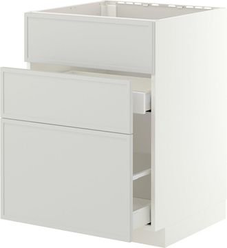 IKEA METOD / MAXIMERA Unterschr. f Sp&uuml;le/3 Fronten/2Sch