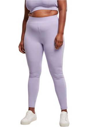 Urban Classics Damen Leggings Ladies High Waist Tech Leggings Lavender L