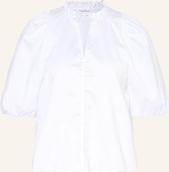 Rich & Royal Blusenshirt Mit R&uuml;schen weiss