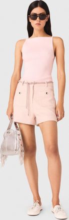 Maje Short En Tweed - Rose - Maje