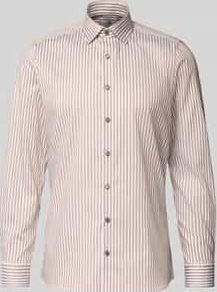 Olymp Level 5 Slim Fit Businesshemd aus Baumwoll-Mix mit Haifischkragen