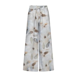 Raffaello Rossi Femme, Pantalons, Multicolore, Taille: 44 FR Wide Pantalons