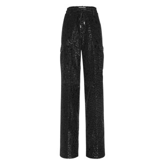Philipp Plein Velvet Palace Cargo fit - - Trousers - Damen - Schwarzk - S