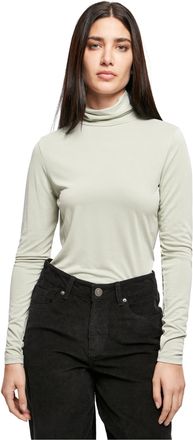 Urban Classics Damen T-Shirt Ladies Modal Turtleneck Longsleeve softsalvia XXL