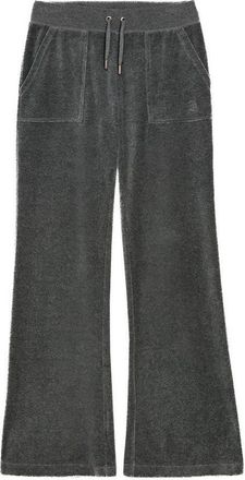 Juicy Couture Sweathose LAYLA LOW RISE POCKETED FLARE PANT. Damen Trainingshose Damen, Sweathose, Velour, Jogginghose mit Glitzer, Sale