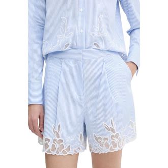 Karl Lagerfeld Short Shorts - Femme - Shorts - Bleu - Taille: 40 FR