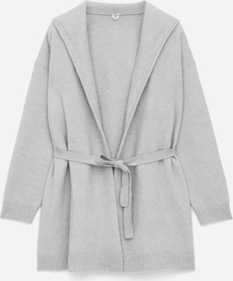 Arket Strickjacke Aus Einer Alpaka-Wollmischung -Grau