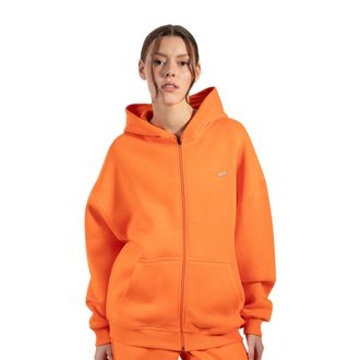 Smilodox Zip Hoodie Damen Lyanna, Kapuzenjacke mit Rei&szlig;verschluss, weichem Material und Seitentaschen, dezentes Logo, Hochwertige Verarbeitung, L&auml;ssiger Allrou