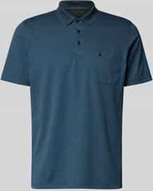Ragman Regular Fit Poloshirt mit Knopfleiste und Brusttasche