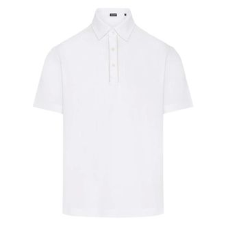 Ermenegildo Zegna Homme, Tops, Blanc, Taille: 3XL Polo en Coton