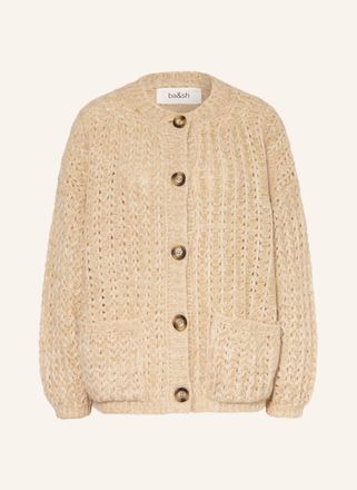BA&SH Ba&Sh Strickjacke Bosic Aus Alpaka beige