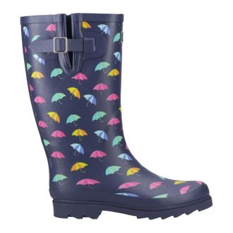 Cotswold Cleeve Schirm Gummistiefel f&uuml;r Damen, Hoch geschnitten (Marine)