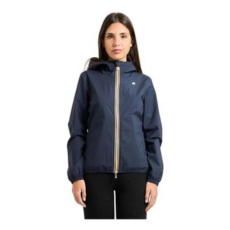 K-Way Femme, Vestes, Bleu, Taille: 38 FR Stretch Short Jacket