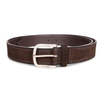 Orciani Ceinture en cuir su&eacute;d&eacute; Cloudy - Homme - Accessoires - Brun - Taille: 110 CM