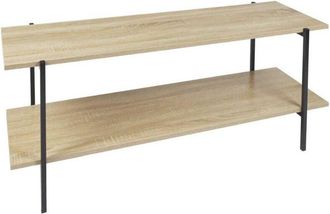 Altobuy Altobuy - dara - Banc tv 2 Plateaux Métal et Aspect Bois