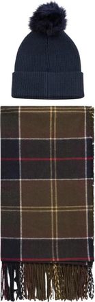 Barbour Dover M&uuml;tze & Hailes Schal Set - - Accessories - Damen - Mehrfarbig - ONE SIZE