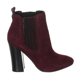 Guess Runde Stiefeletten mit Absatz und Strass - - Shoes - Damen - Braun - 36 EU