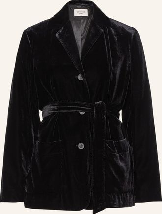 Max Mara Weekend Max Mara Samtblazer Recente schwarz